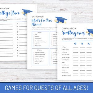 Graduation Party Games, Graduation Games Printable, Graduation Party ...