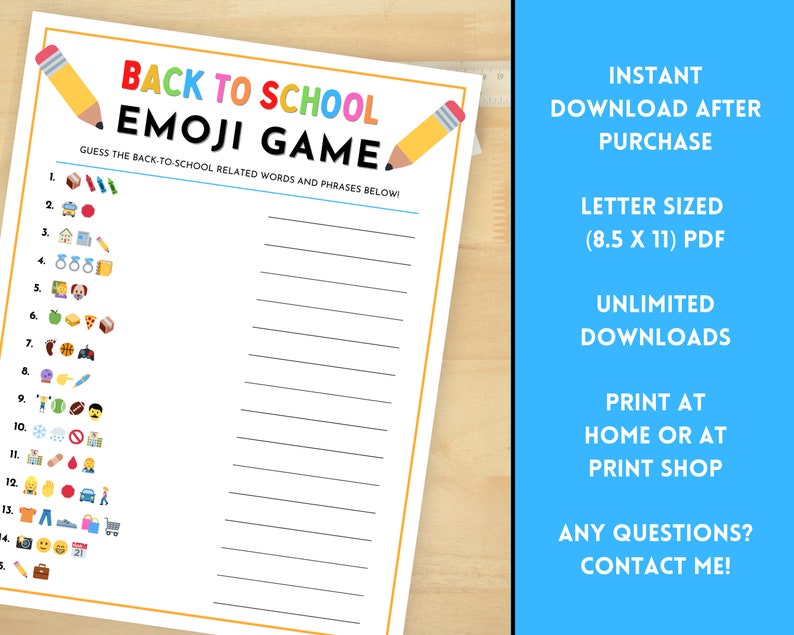 Back to School Games Bundle Elementary School Games First - Etsy