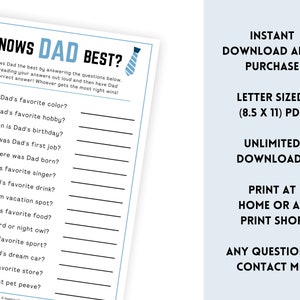 Father's Day Games, Father's Day Game Bundle, Father's Day Party Games ...