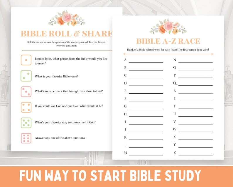 Bible Games Church Party Games Ministry Games Bible Study - Etsy