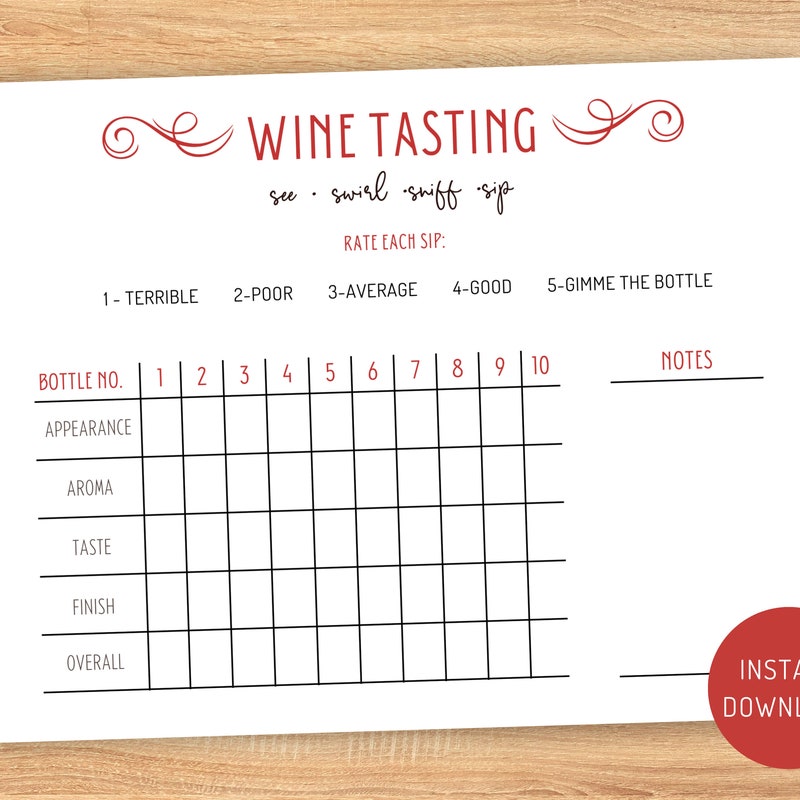 Wine Tasting - Etsy
