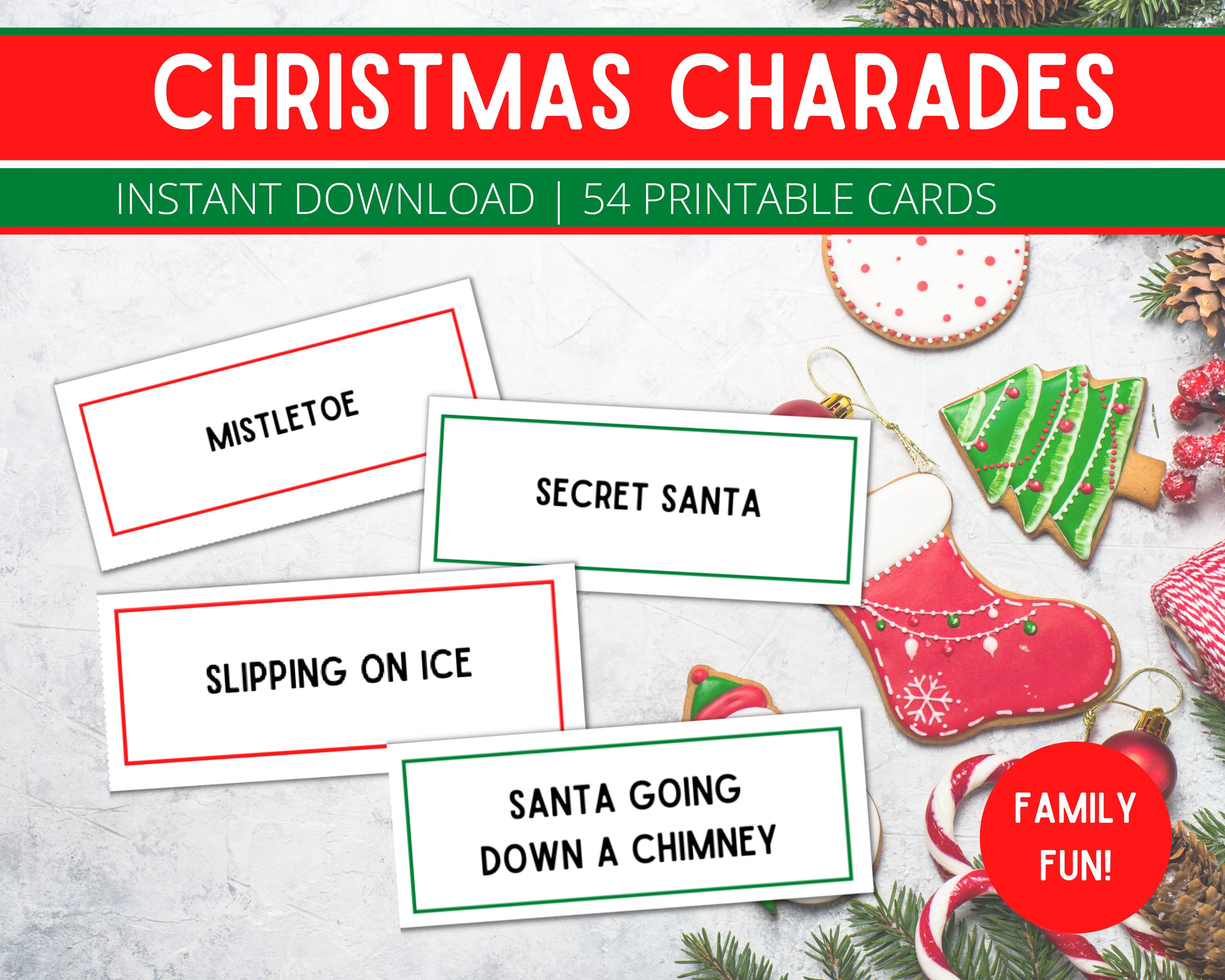 Christmas Charades, Christmas Party Games, Christmas Games for Groups ...