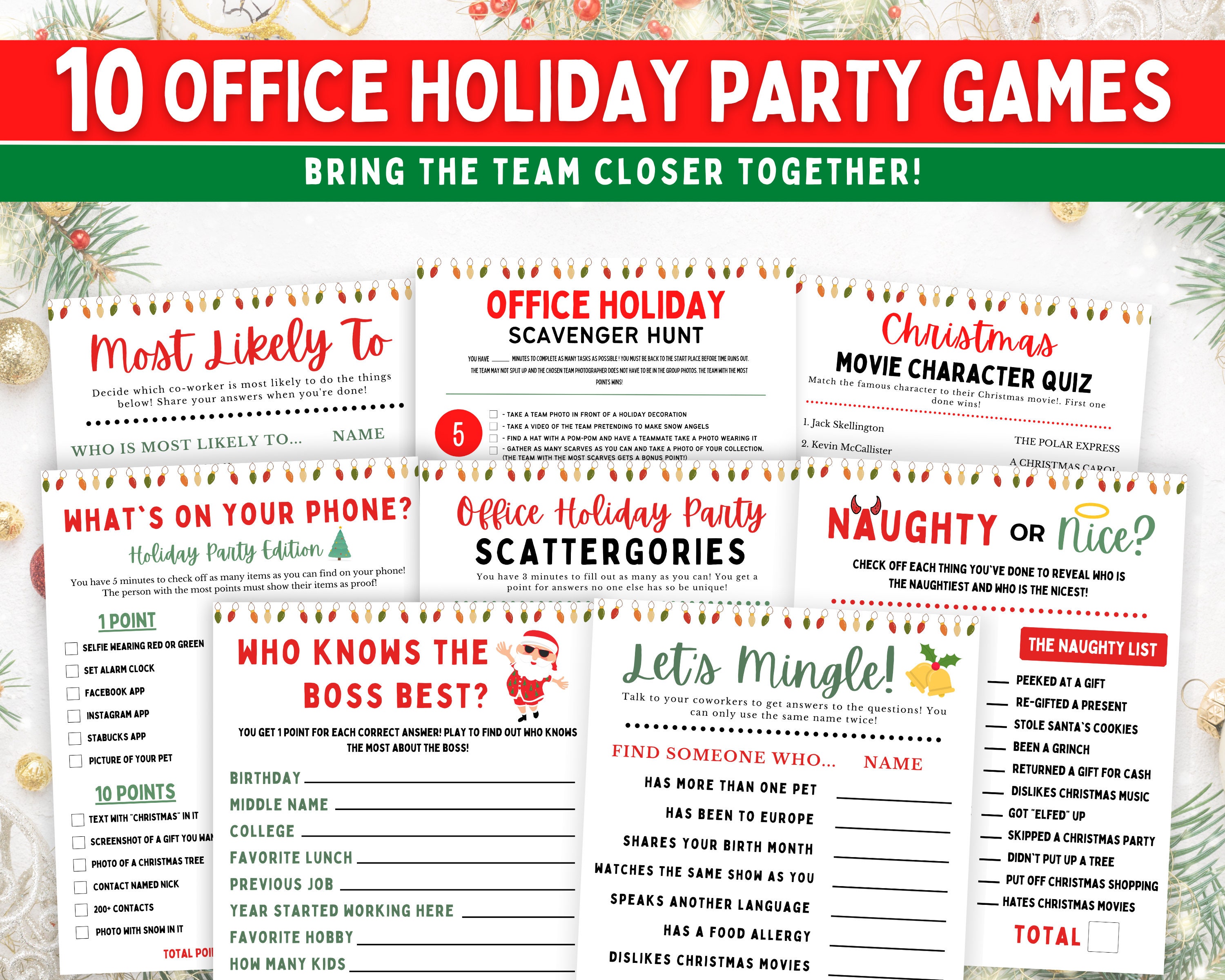 Corporate Holiday Party Games