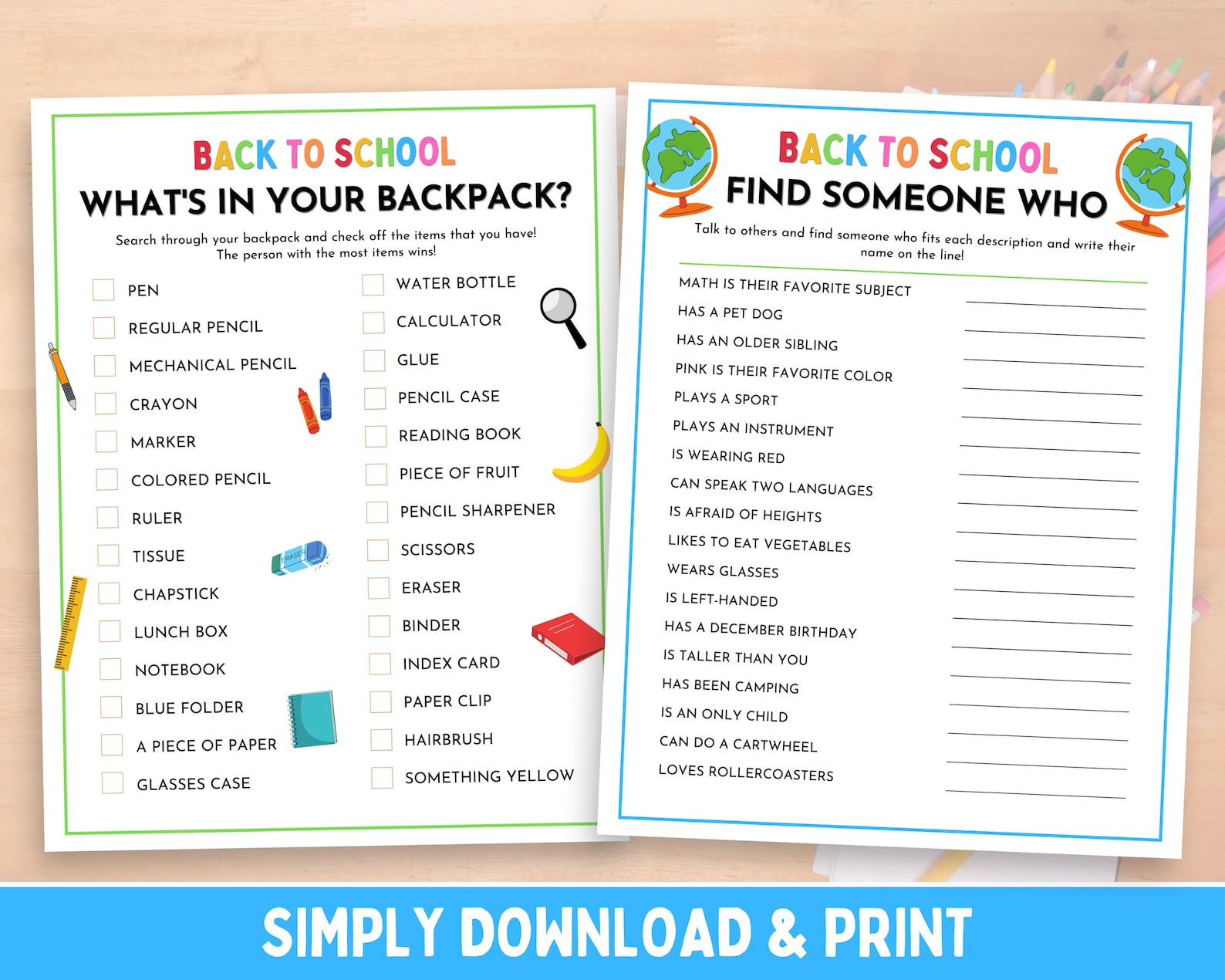 Back to School Games Bundle Elementary School Games First - Etsy