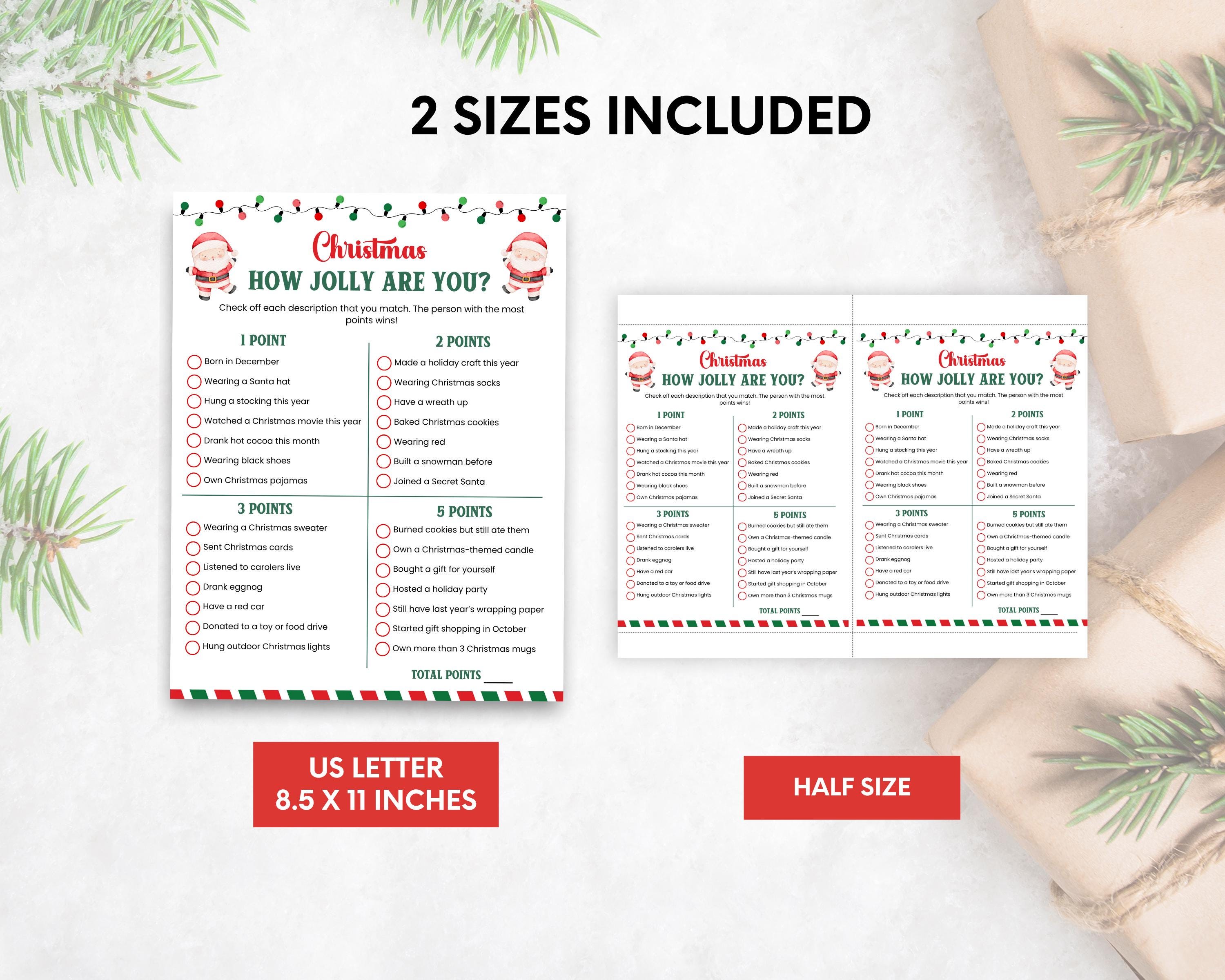 Christmas Icebreaker Game, Holiday Party Game, Christmas Party Starter ...