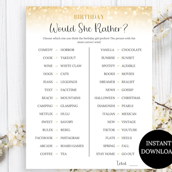 Adult Birthday Game - Etsy