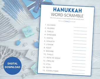 Hanukkah Party Games | Etsy