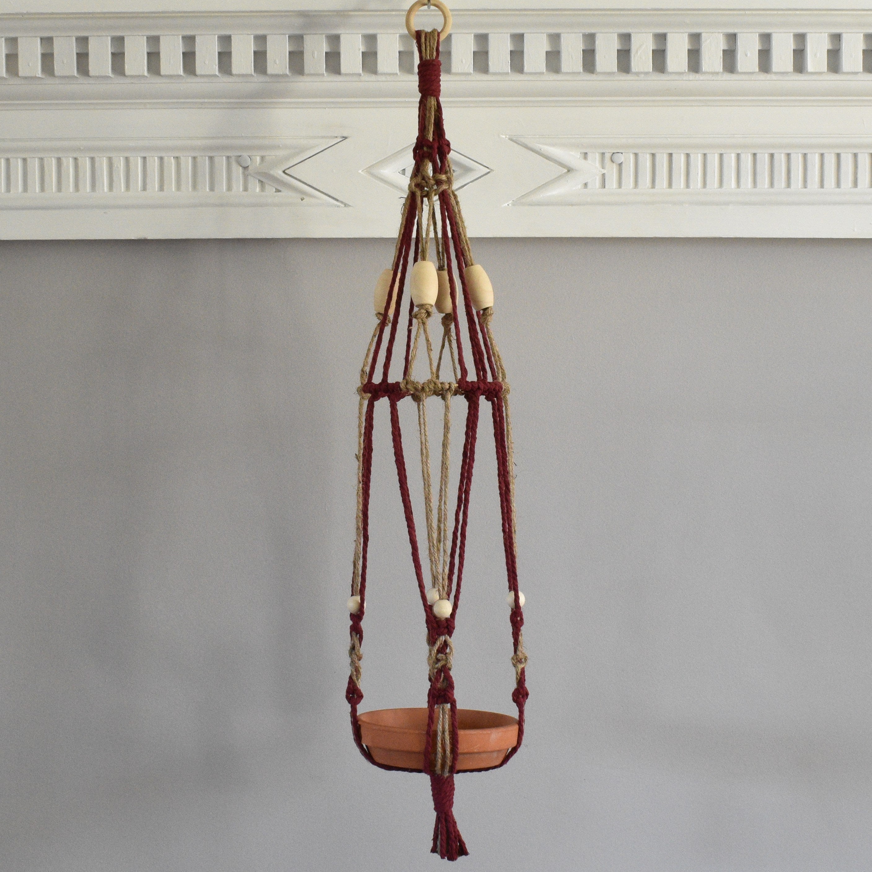 Macramé Bird Feeder Hanger Macramé Plant Hanger Pet Care | Etsy