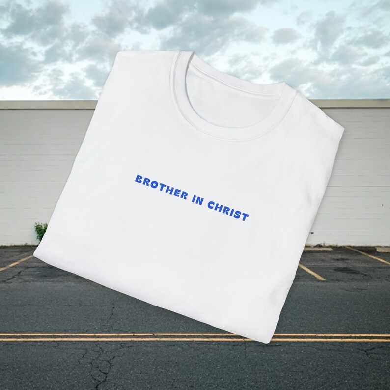 Soft Streetwear Christian Tee With Minimal Bible Verse Design Christian ...