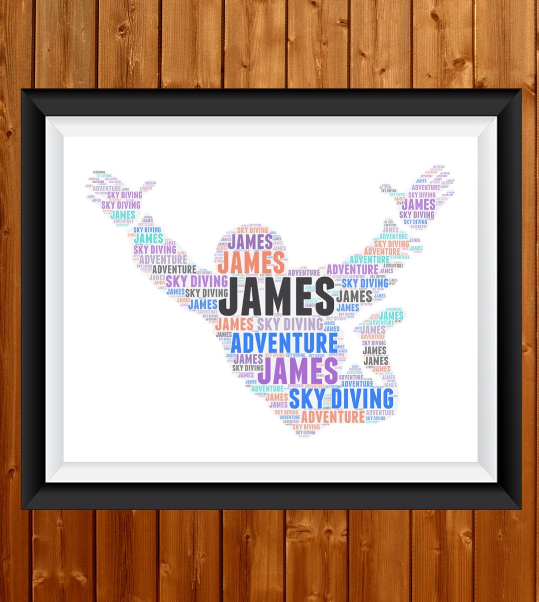 Fallschirmsprung Gift- Parachuting Gift- Personalised Skydiving Skydive ...