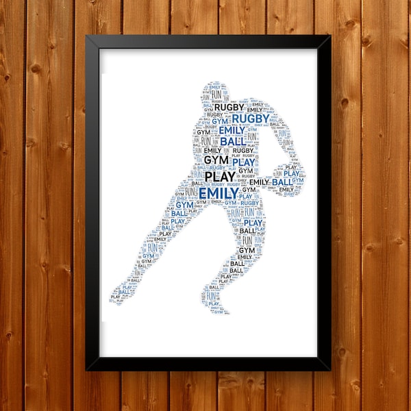 Rugby Art - Etsy