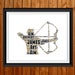 Personalised Men Archery Word Art, Archery Gift, Archery Wall Art, Men ...