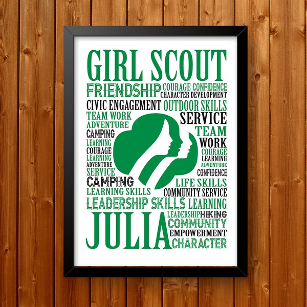 Girl Scouts Poster - Etsy