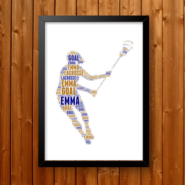 Lacrosse Wall Art - Etsy