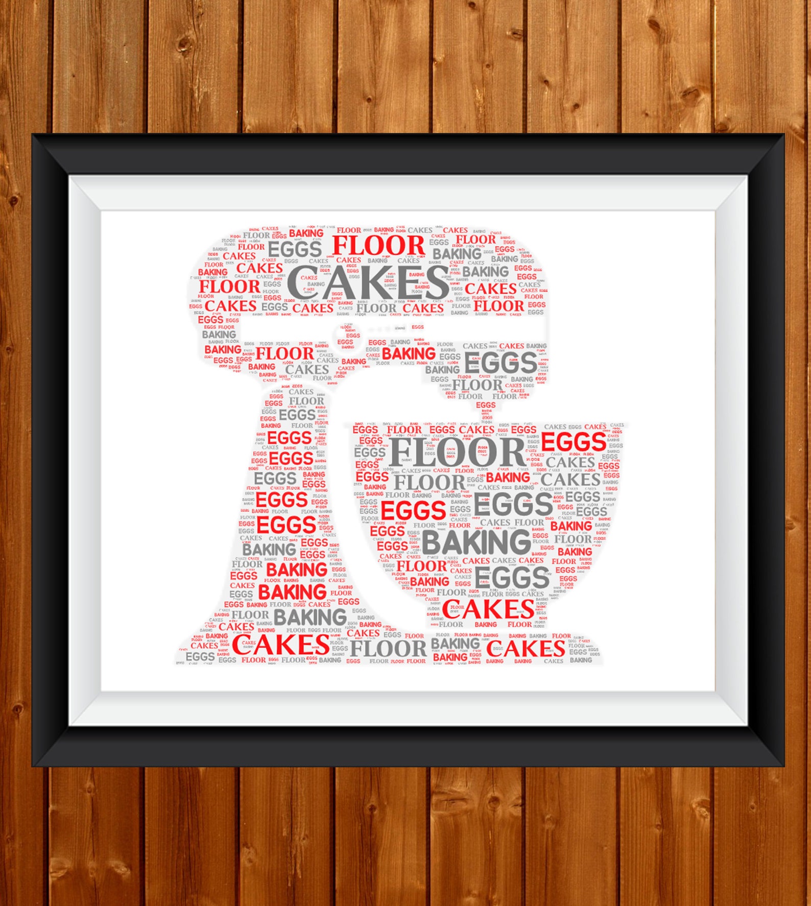 Personalised Baking Mixer Chef Bake off Gift Word Art Wall - Etsy