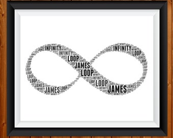 DIY Infinity Svg/customize Infinity Svg/personalize Infinity - Etsy