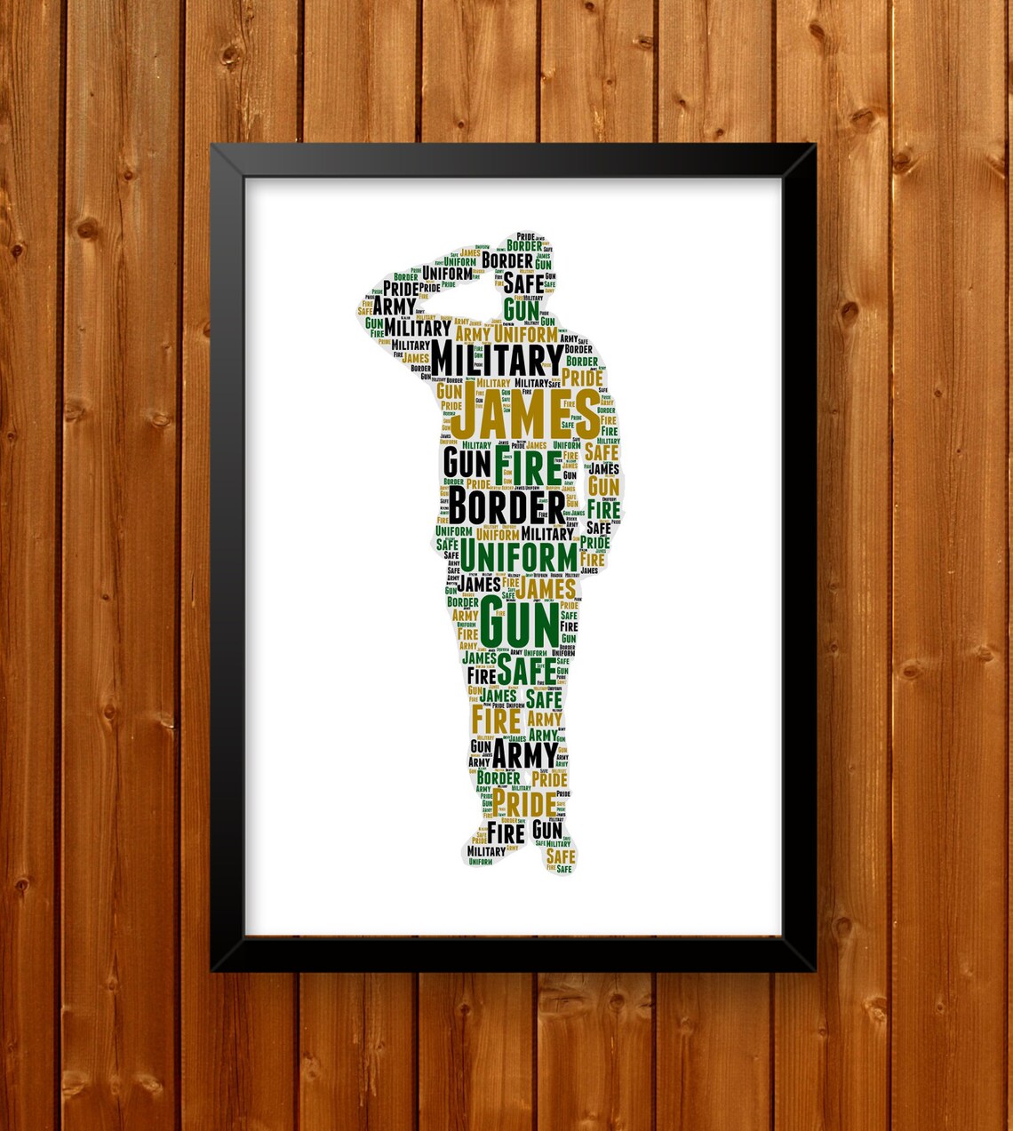 Personalised Shooting Word Art Hunting Gift Clay Pigeon Wall - Etsy