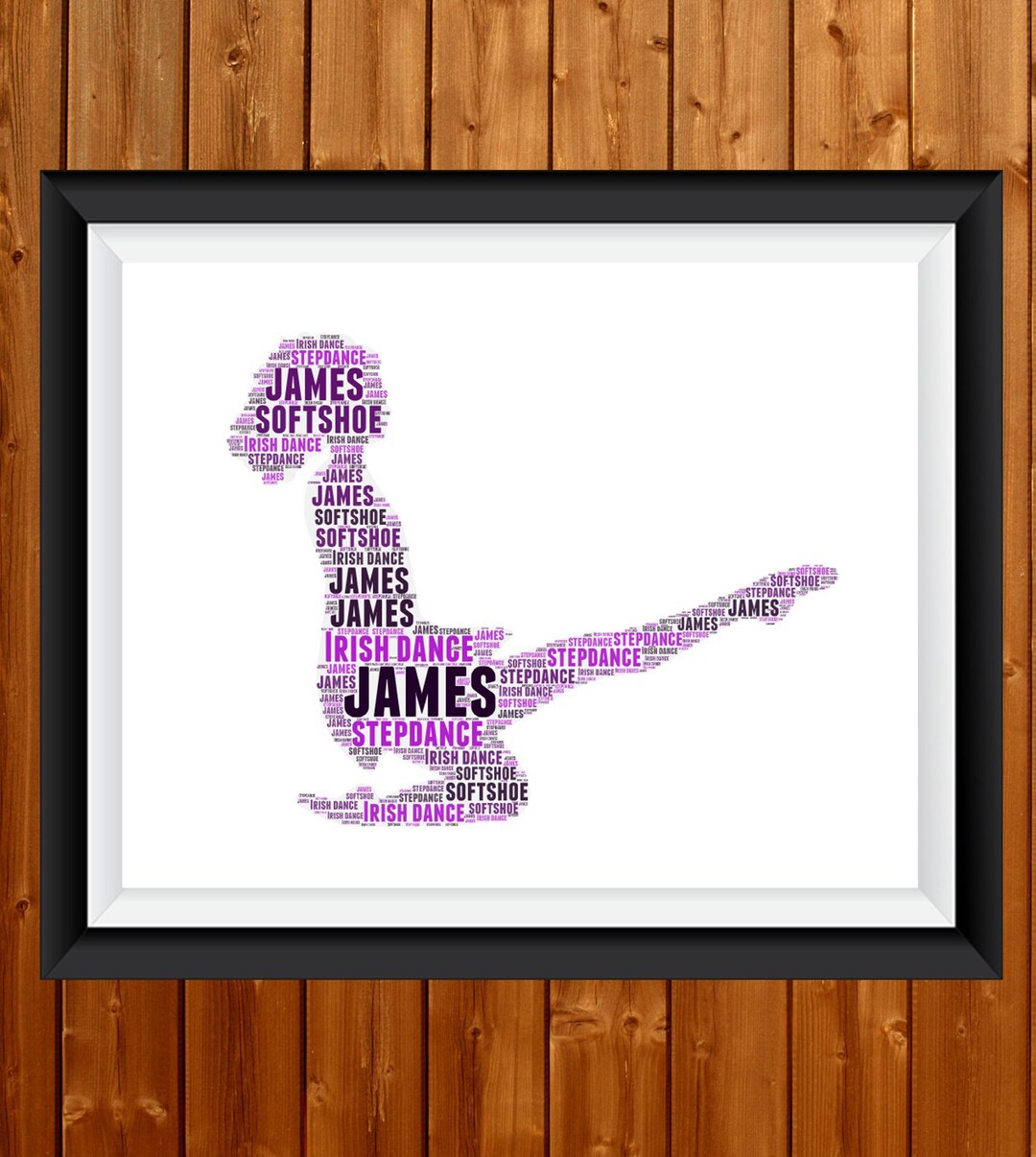 Personalised Irish Dance Gifts Print for Dancer - Irish Dance Art ...