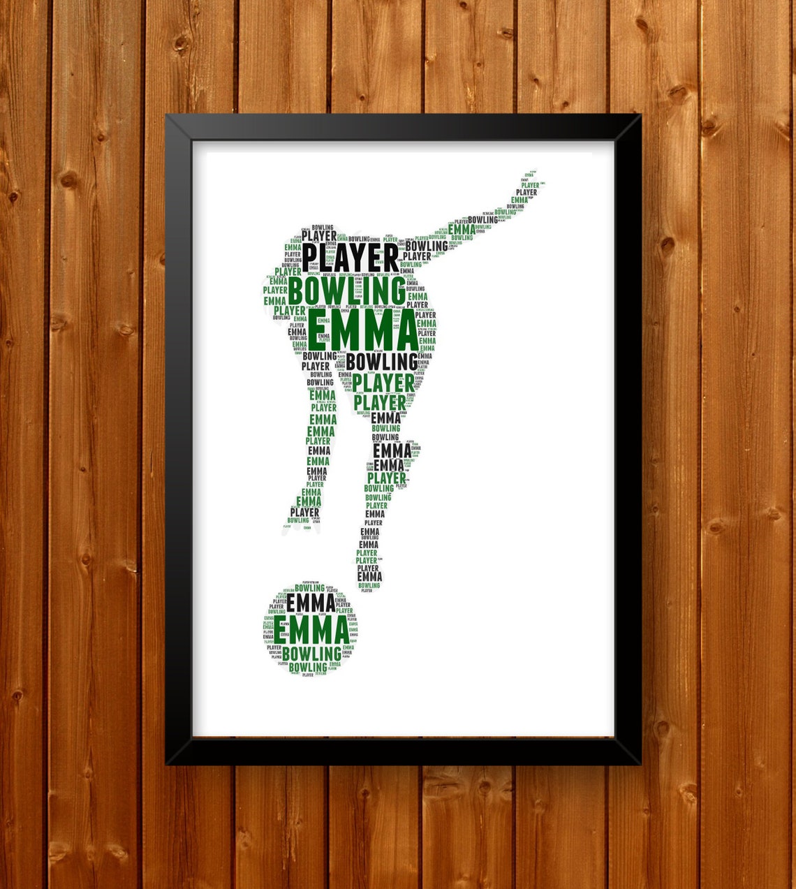 Personalised Bowling Gifts. Word Art Gift Bowling Gifts Sports - Etsy