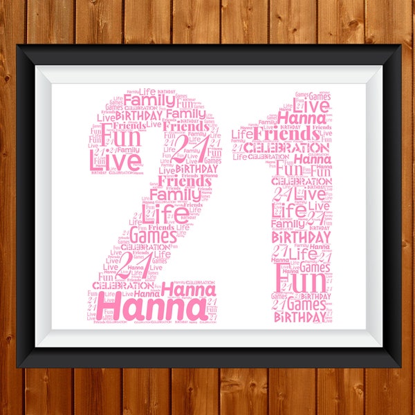 Number 21 Printable - Etsy