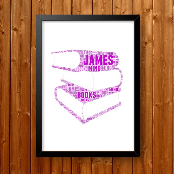 Reading Word Art - Etsy