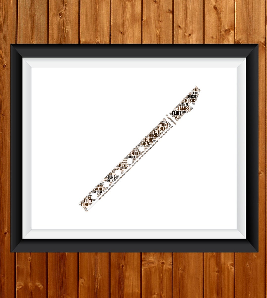 Personalised Flute Poster, Flute Wordart, Flutist Gift, Flute Player ...
