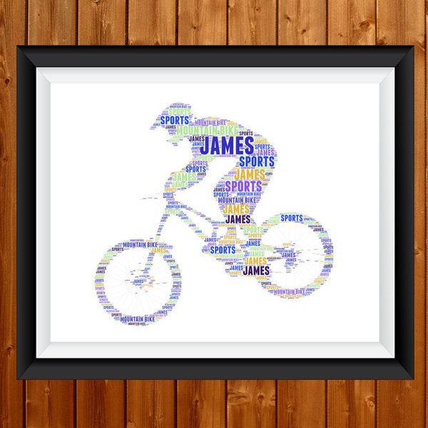 Bike Word Art - Etsy