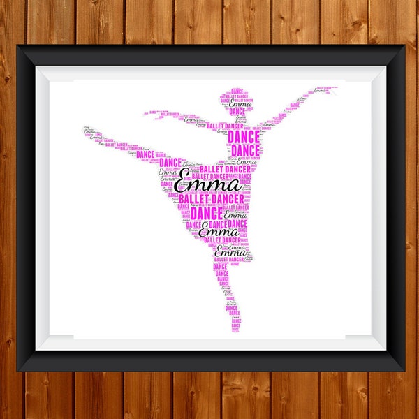 Ballerina Art Print - Etsy
