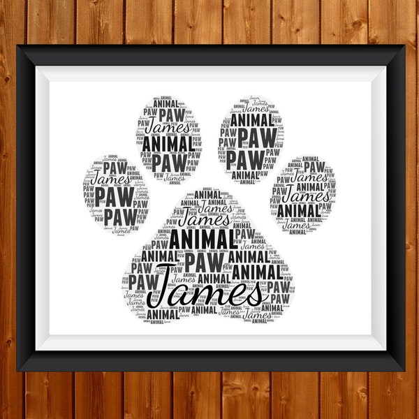 Dog Word Art - Etsy