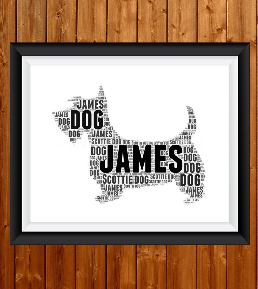 Personalised Scottie Dog Gift PRINTABLE Gift for Pooch Dog Lover Gift ...