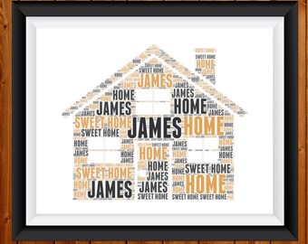 House Word Art - Etsy