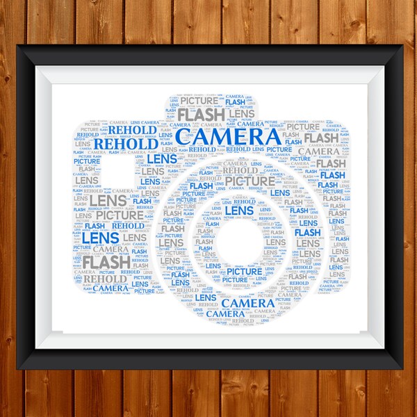 Camera Word Art - Etsy