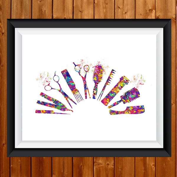 Hairdressing Word Art - Etsy UK