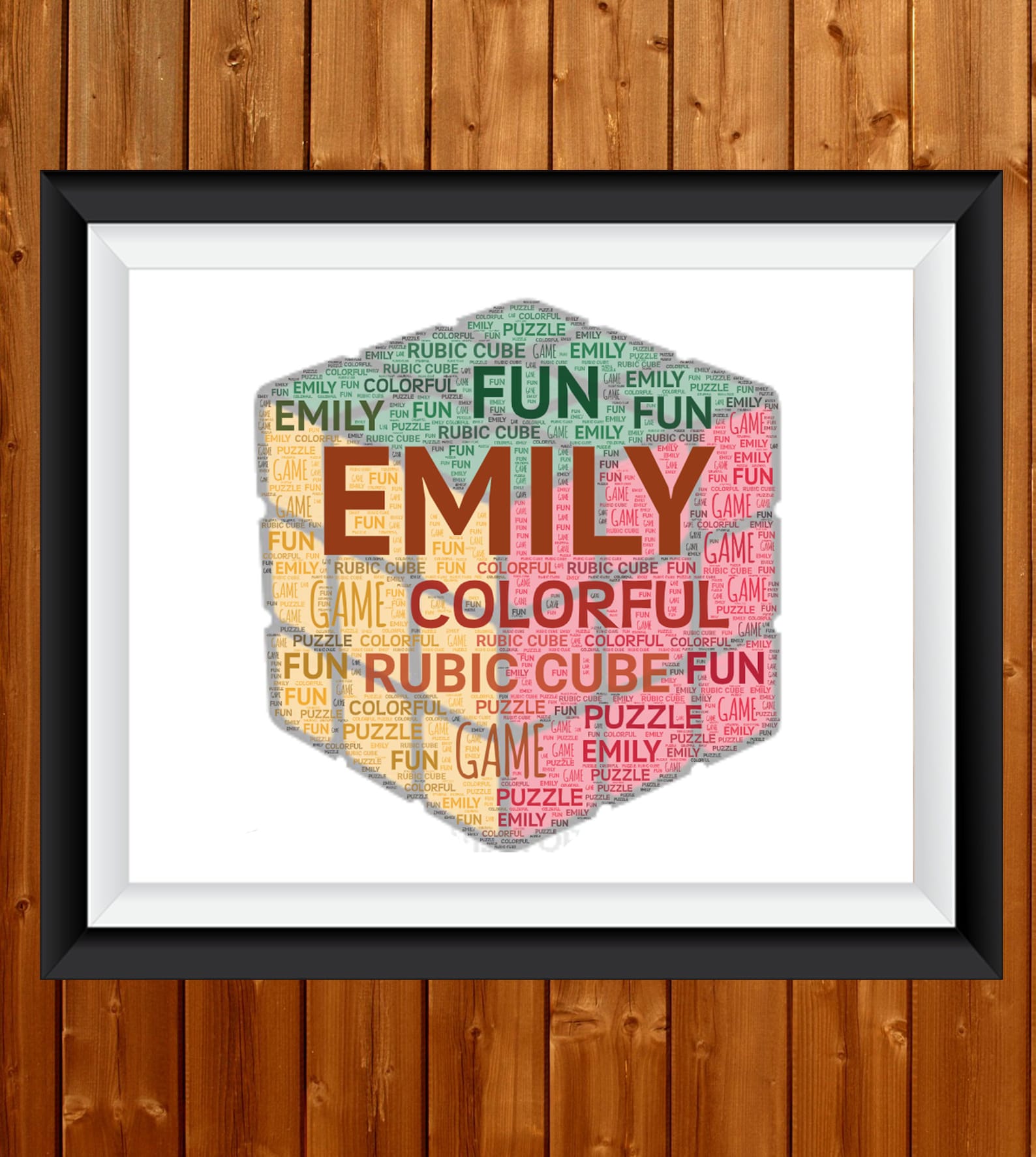 Personalised Rubiks Cube Rubix Cube Puzzle Game Gift Word Art - Etsy