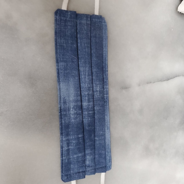 Denim Face Mask - Etsy
