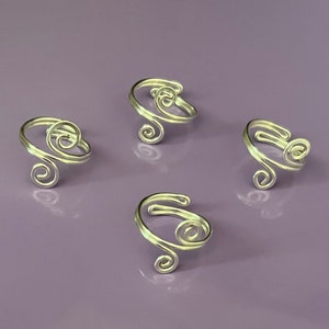 Handmade Wire Foot Jewelry. Toe Rings. - Etsy
