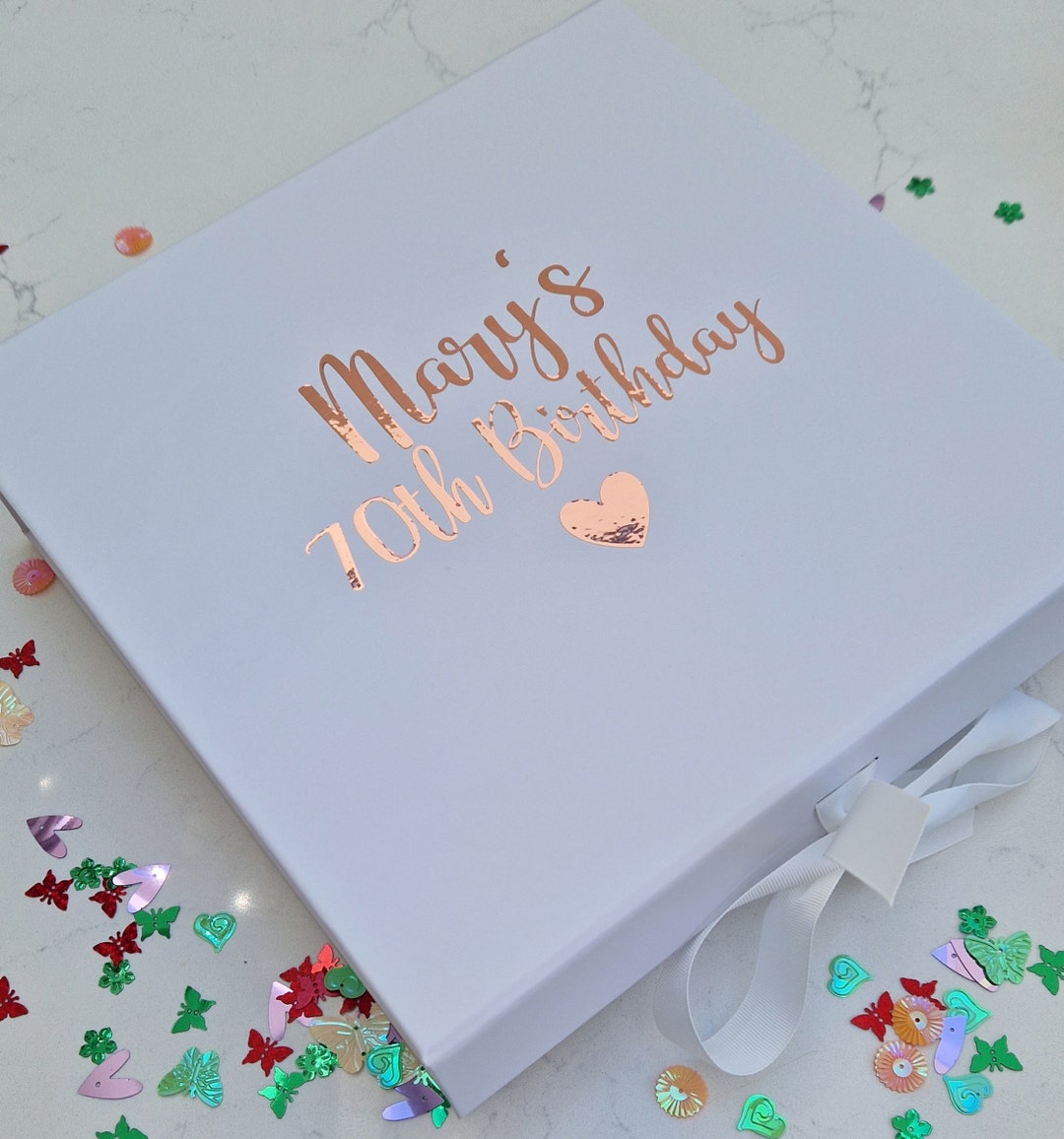 Birthday Memory Box - Card Box - Special Birthday Personalised Box ...