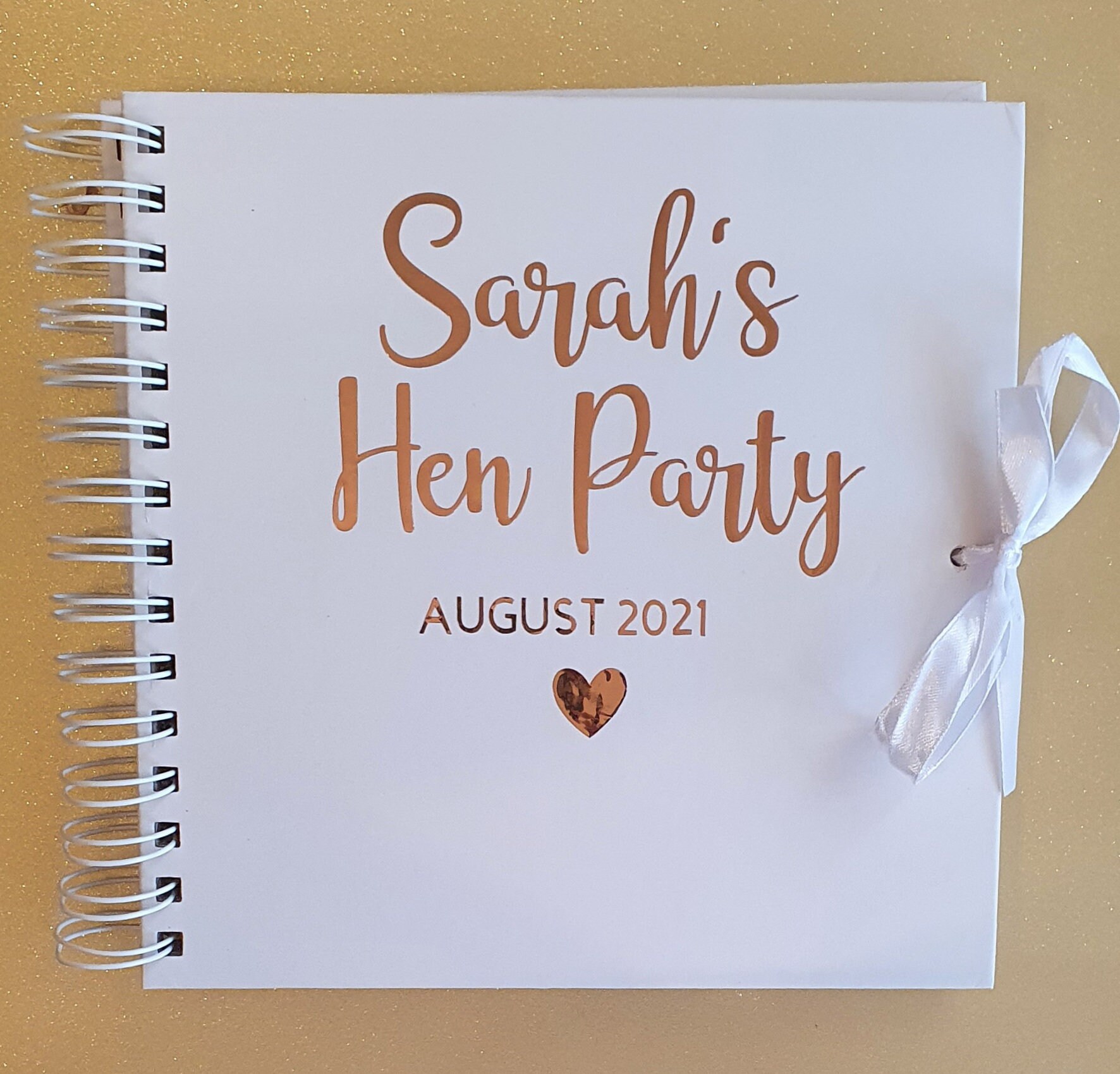 Hen Party Scrapbook Personalised Photo Album Memory Book - Etsy UK