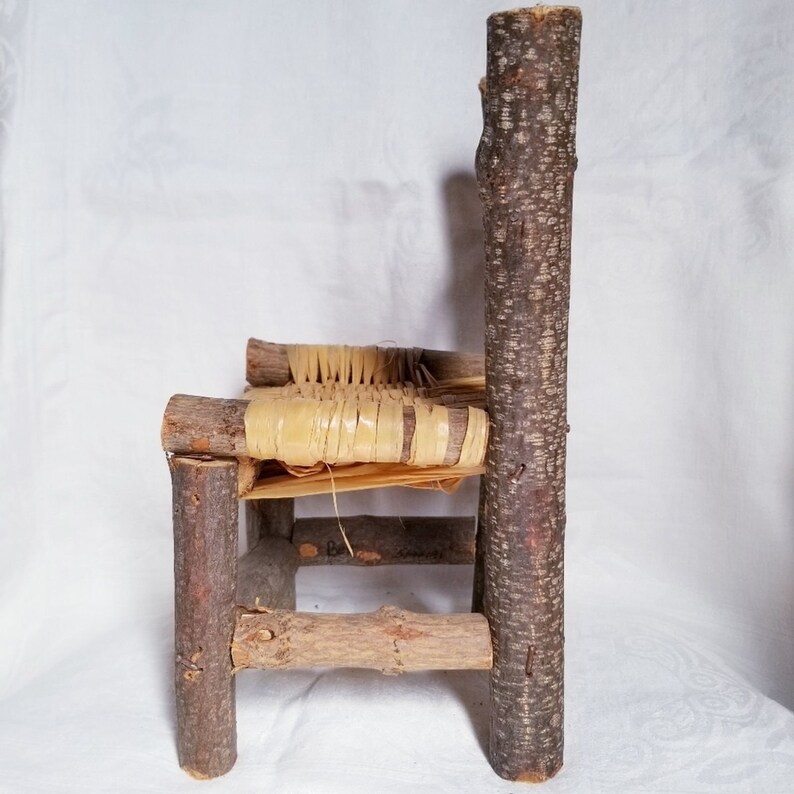 Handmade Plastic Woven Log Bear Chair Home Decor - Etsy