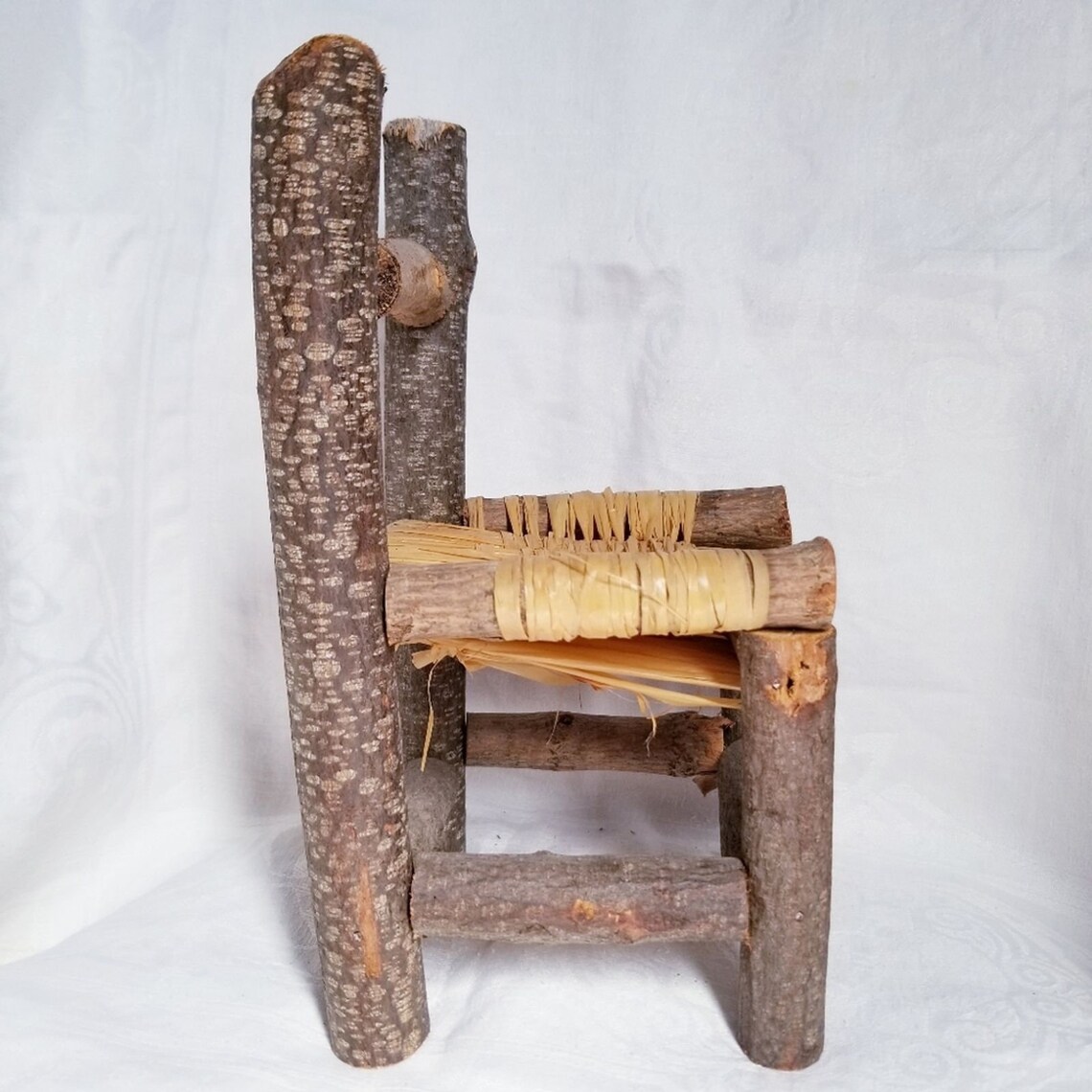 Handmade Plastic Woven Log Bear Chair Home Decor - Etsy