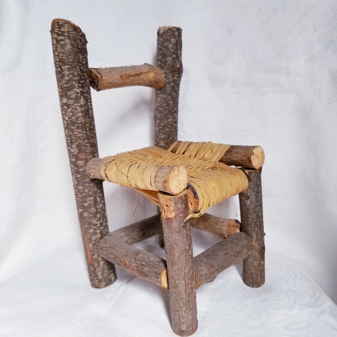 Handmade Plastic Woven Log Bear Chair Home Decor - Etsy