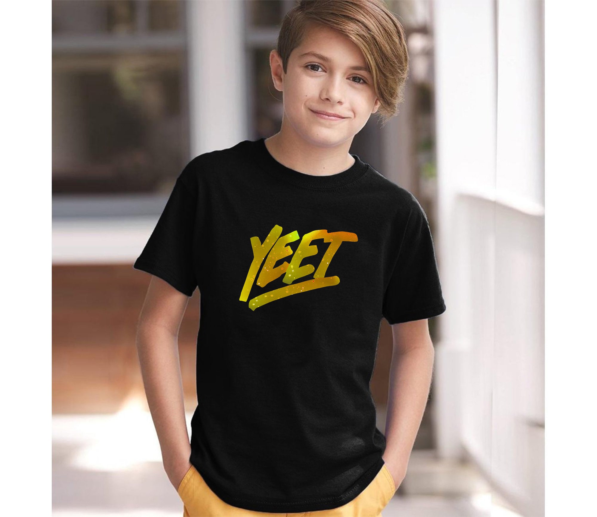 Kids YEET Gold GALAXY T Shirt Yeet Galaxy Shirt Kids Gold - Etsy