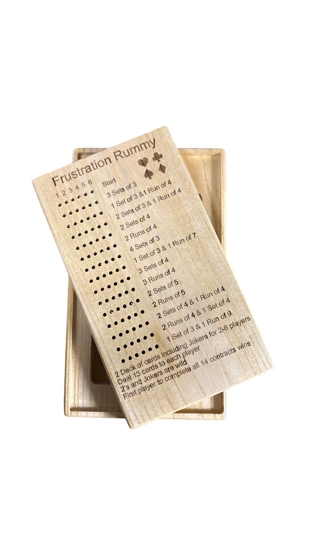 Frustration Rummy Game Board and Base - Etsy