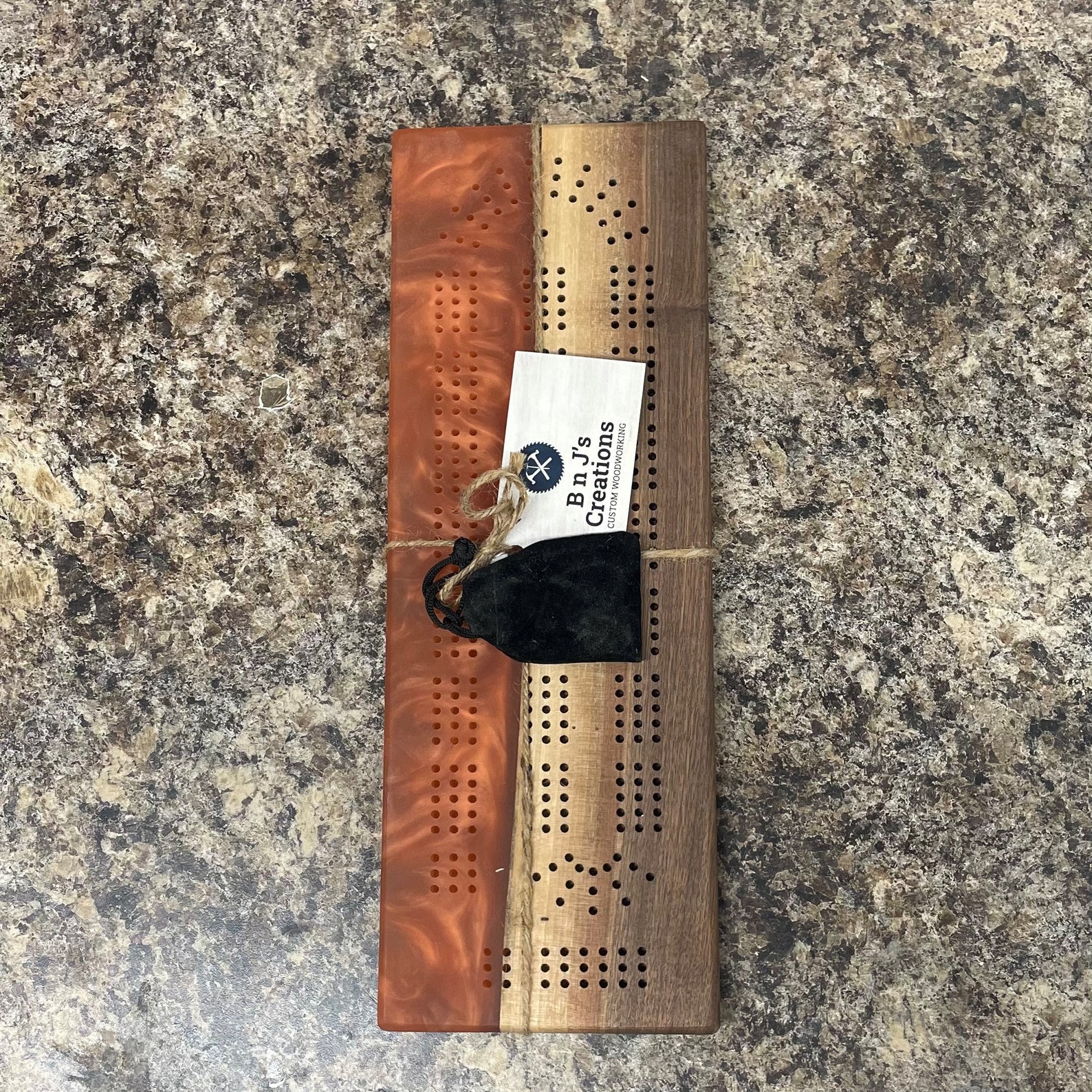 Hand Crafted Epoxy Resin Cribbage Boards - Etsy Canada