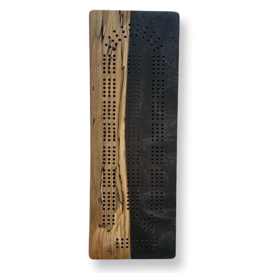 Hand Crafted Epoxy Resin Cribbage Boards - Etsy Canada