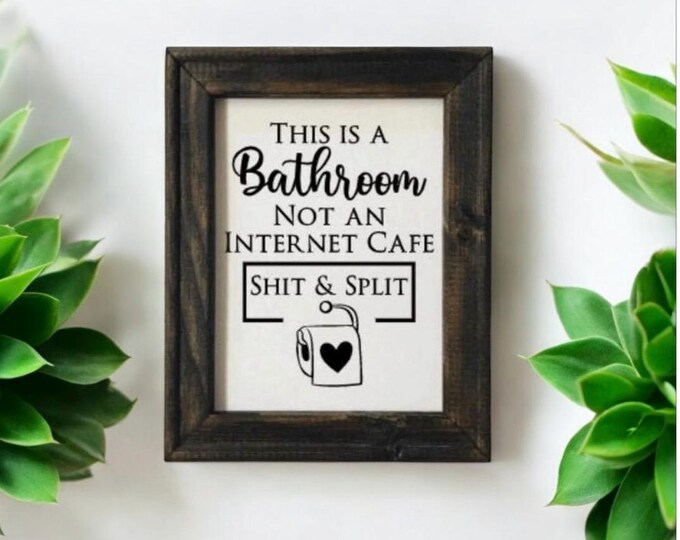 Transform Your Bathroom Into a Laughter Zone With Our Hilarious 9x12 ...