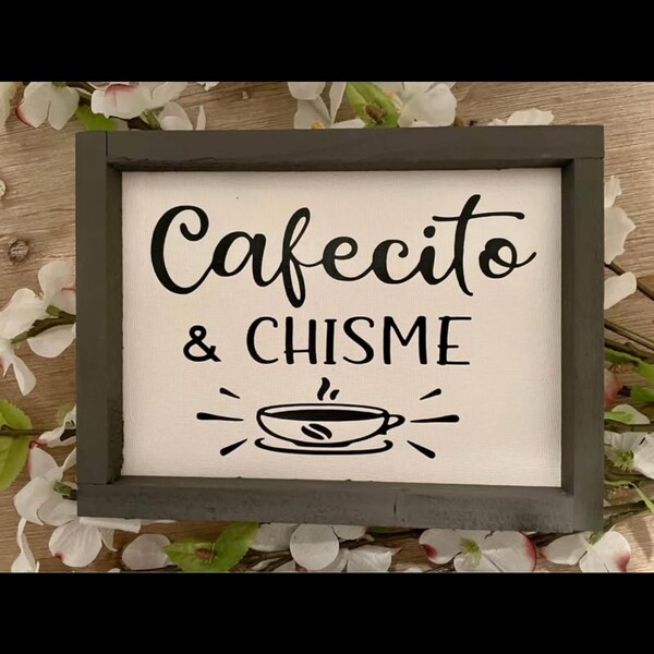 Cafecito Sign - Etsy