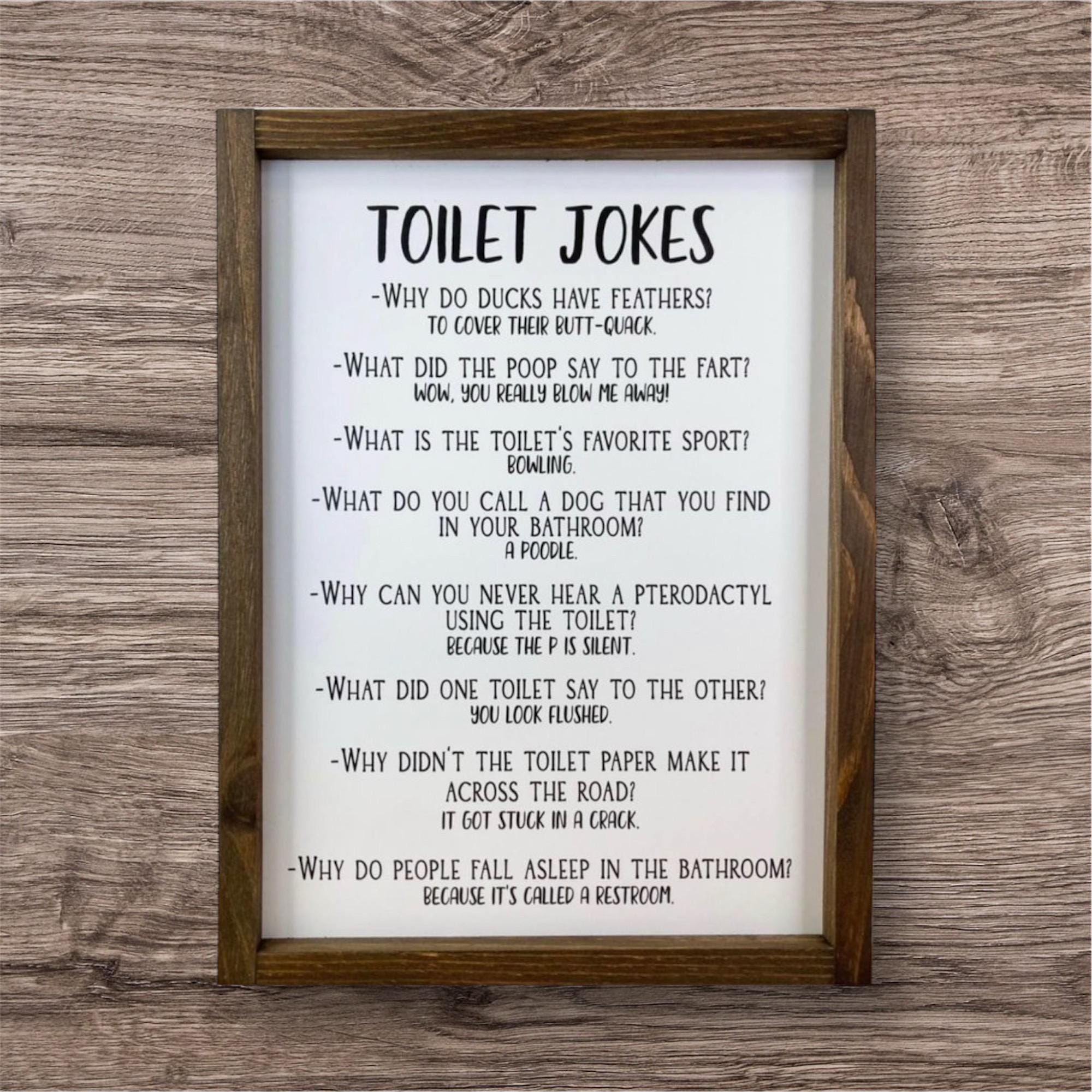 Transform Your Bathroom Into a Laughter Zone With Our Hilarious 9x12 ...