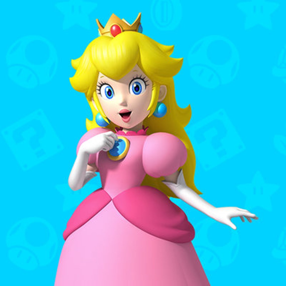 Princess Peach Crown Etsy