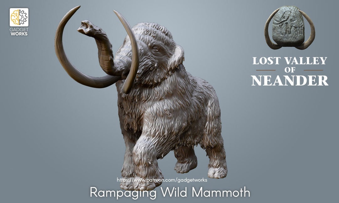 Mammoth - 3D Printable STL File - Etsy